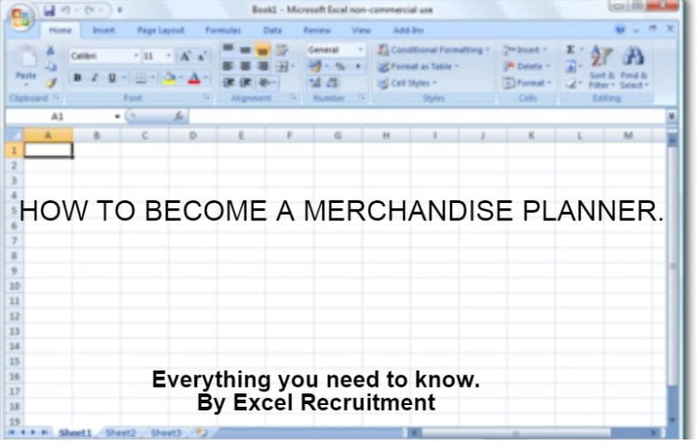 How to become a Merchandise Planner